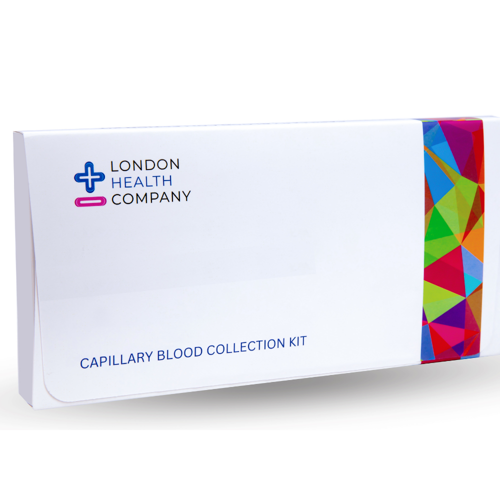 Testosterone blood test. At Home Kit with Lab Results. UK Lab
