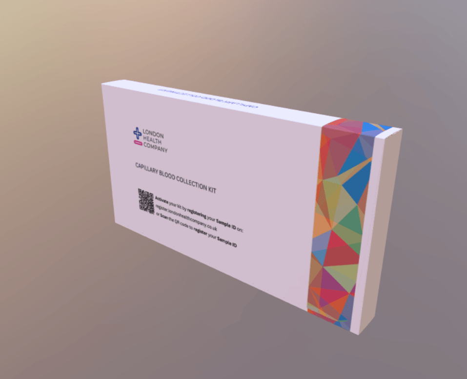 Testosterone blood test. At Home Kit with Lab Results. UK Lab