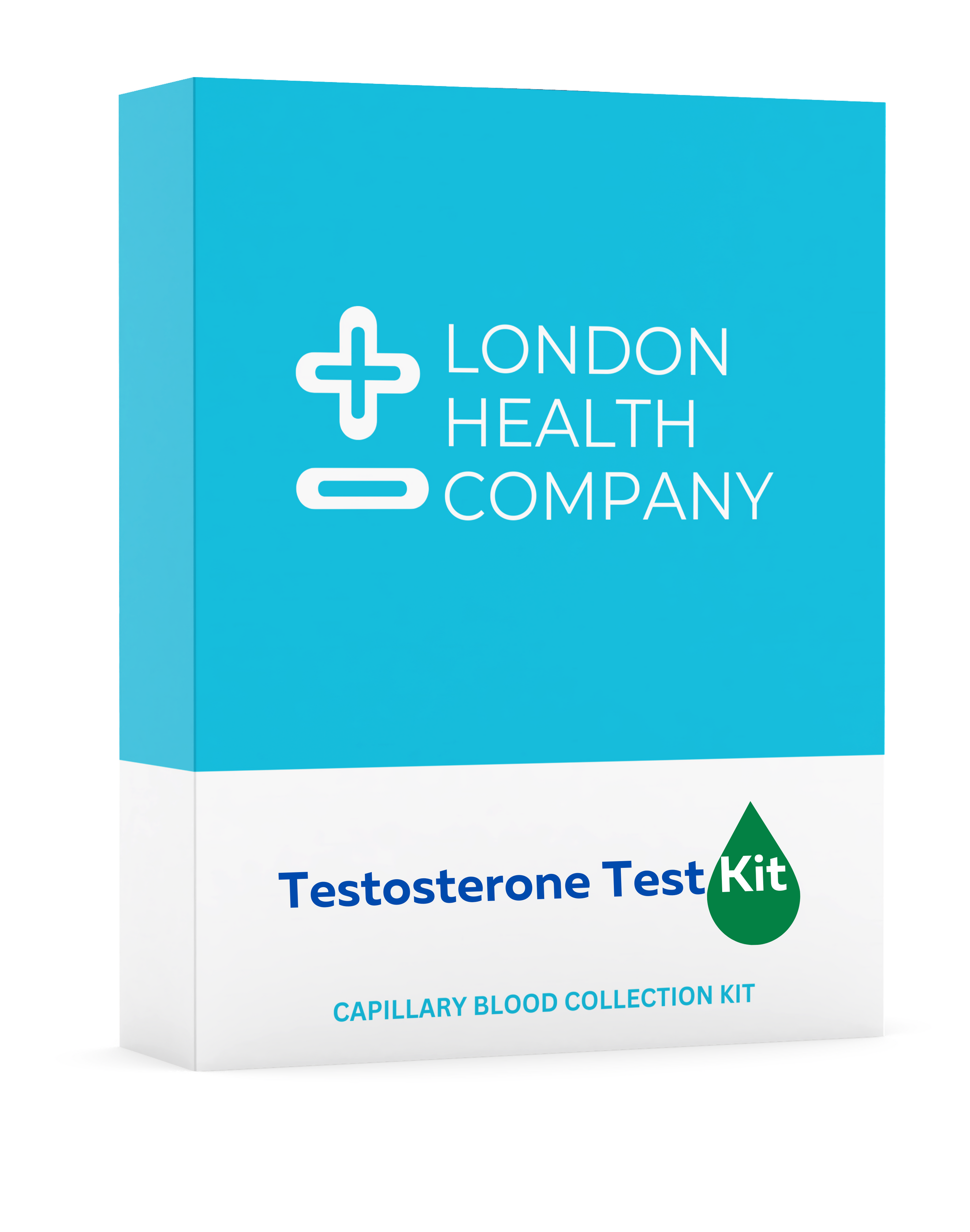 Testosterone blood test. At Home Kit with Lab Results