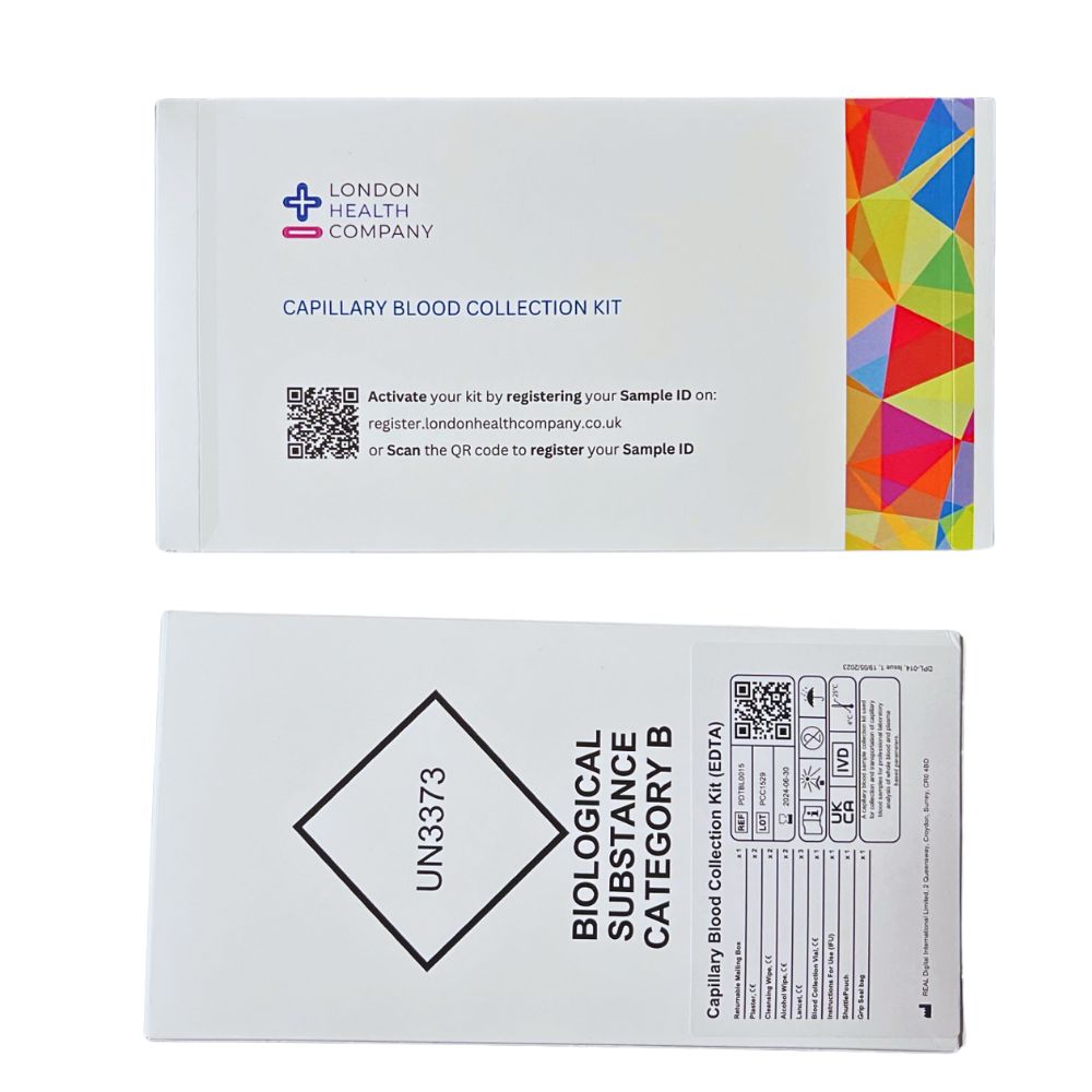 Cholesterol Blood Test Kit: Cholesterol, HDL, LDL & Triglycerides