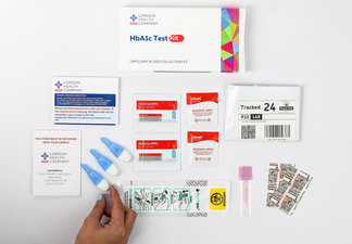 Diabetes Blood Test Kit (HbA1c). Long-Term Blood Sugar Test